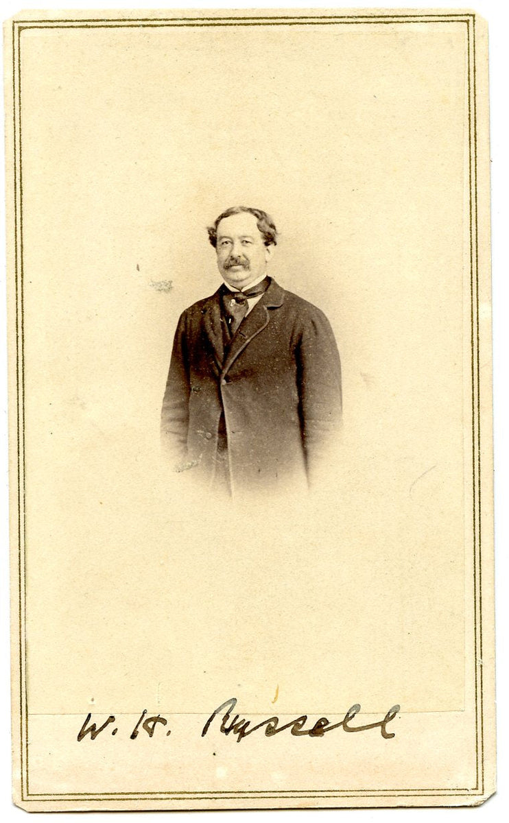 Carte de visite of William Howard Russell – Attic Books