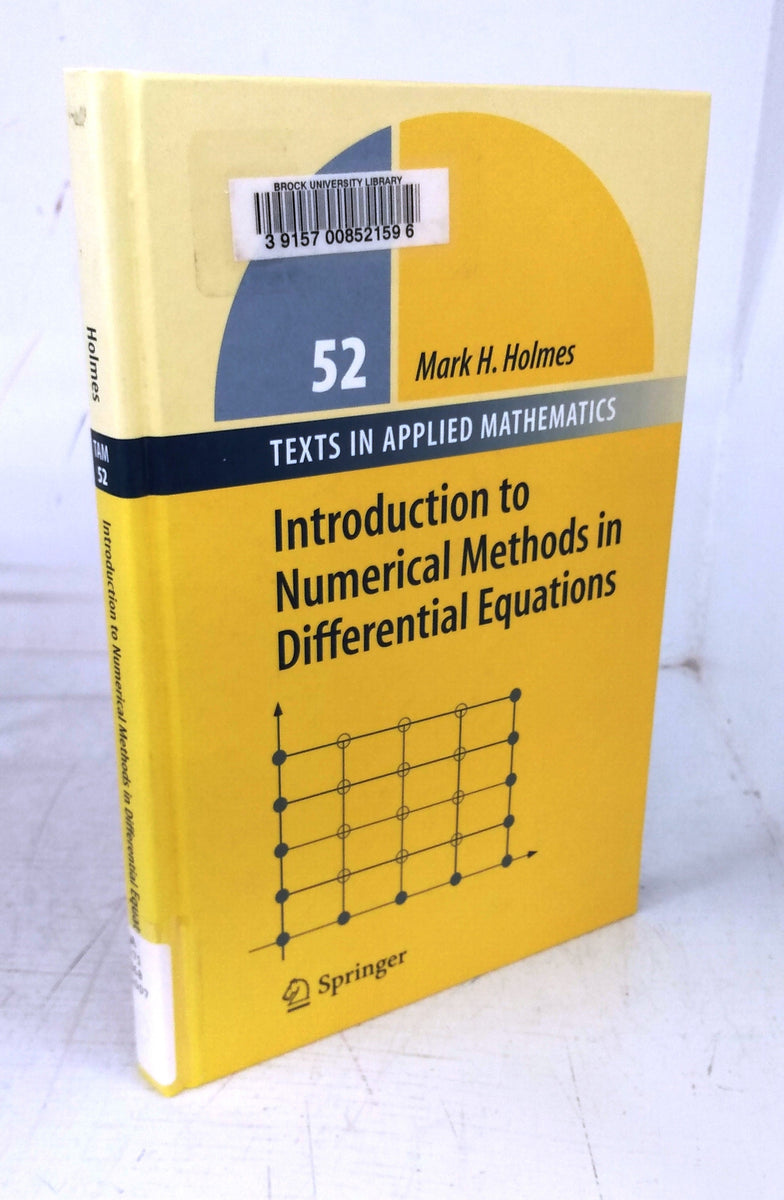 Introduction to Numerical Methods in Differential Equations – Attic Books