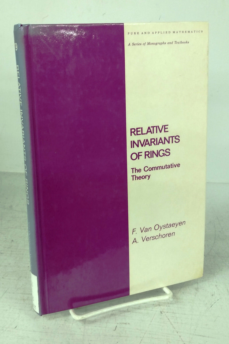 Relative Invariants of Rings: The Commutative Theory – Attic Books