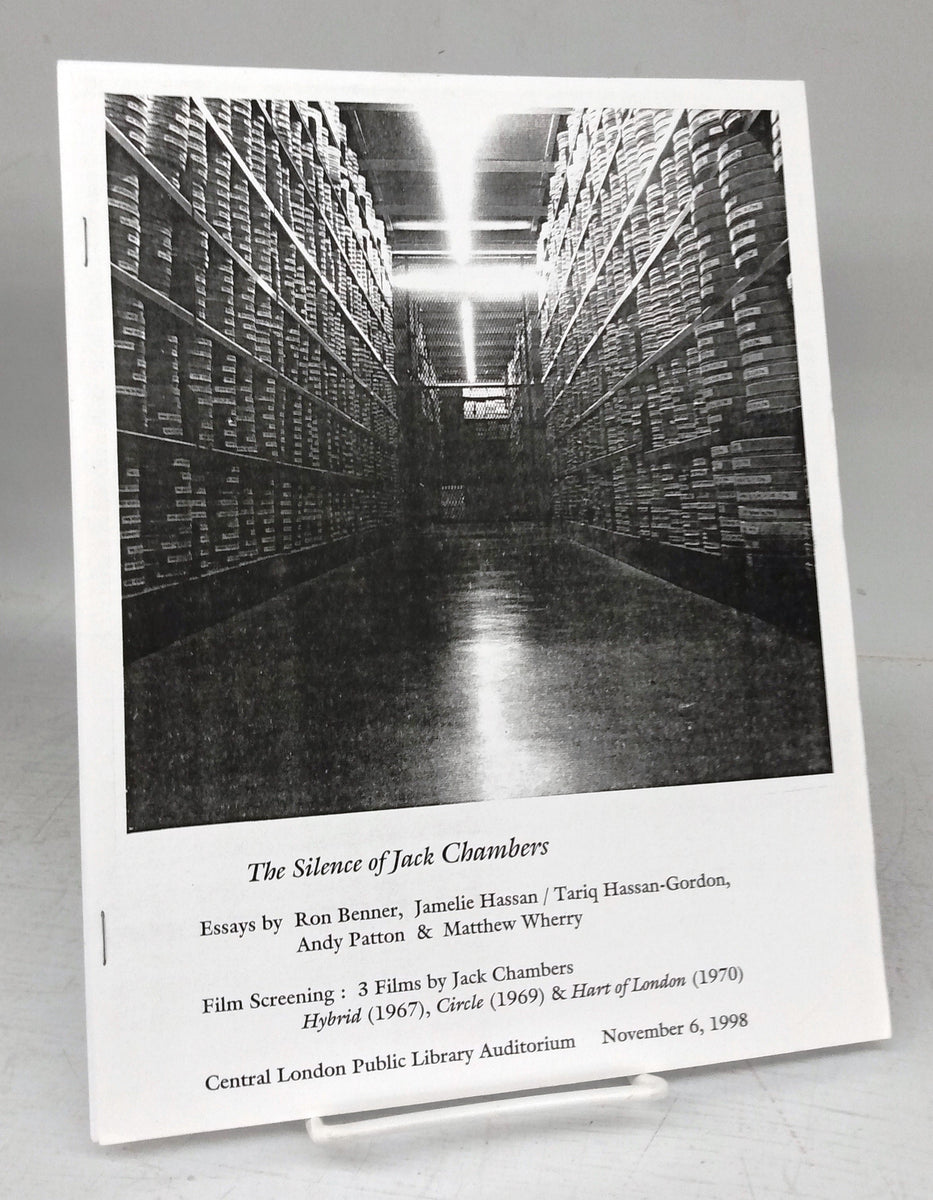 The Silence of Jack Chambers – Attic Books